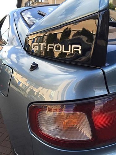 TOYOTA CELICA GT-FOUR ST205 GT4 RISER BLOCKS SPOILER INFILL STICKERS ...
