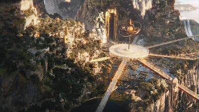 Landscape science fiction art concept futuristic city Custom Gaming Mat ...