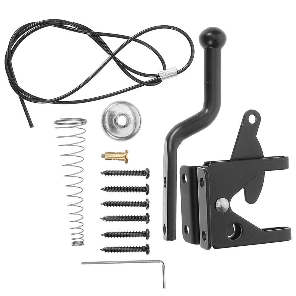 Hidden Door Latch Gate Hinge For Wooden Fences Heavy Duty Gate Hardware ...