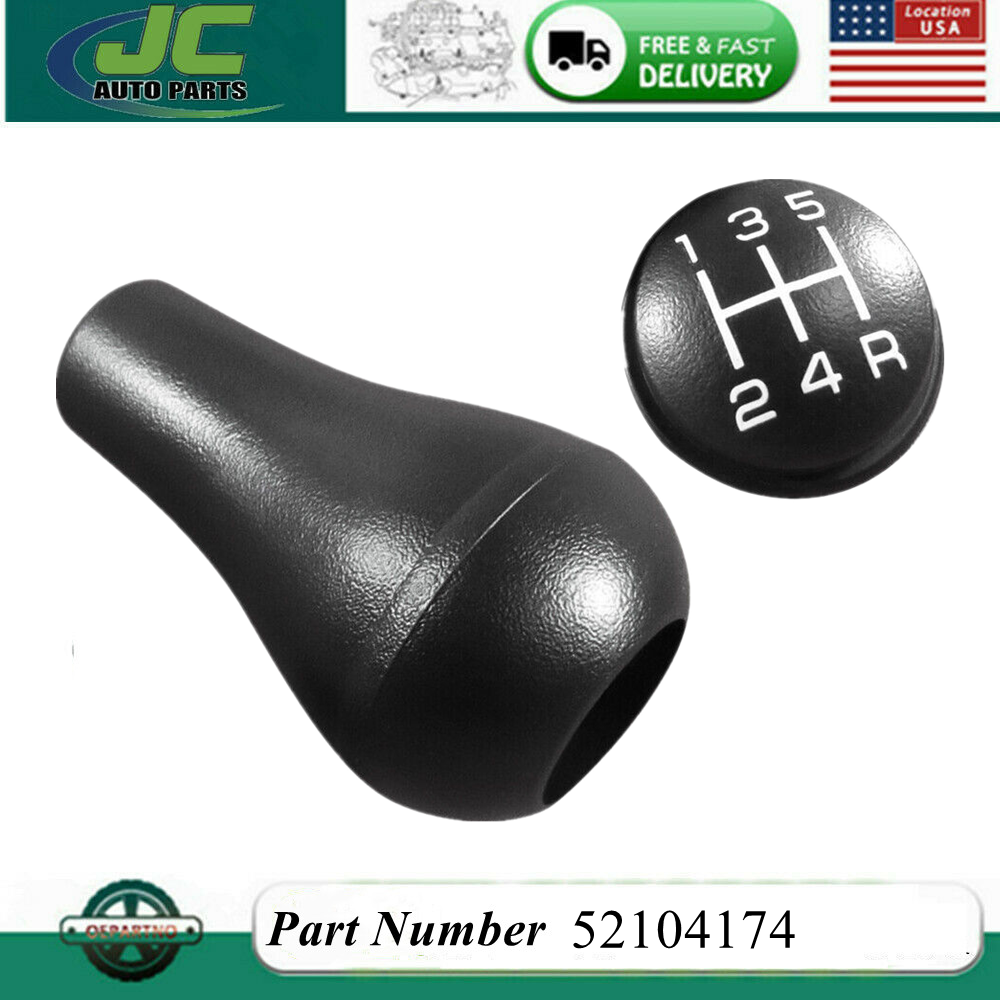Manual Trans Shifter Knob & Insert 52104174 Fit Jeep Wrangler Dodge Ram ...