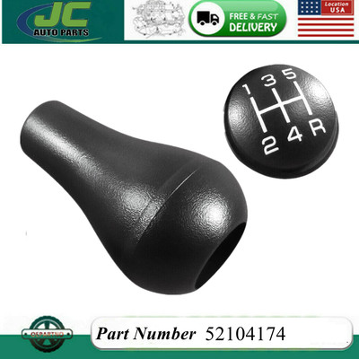 Manual Trans Shifter Knob & Insert 52104174 Fit Jeep Wrangler Dodge Ram ...