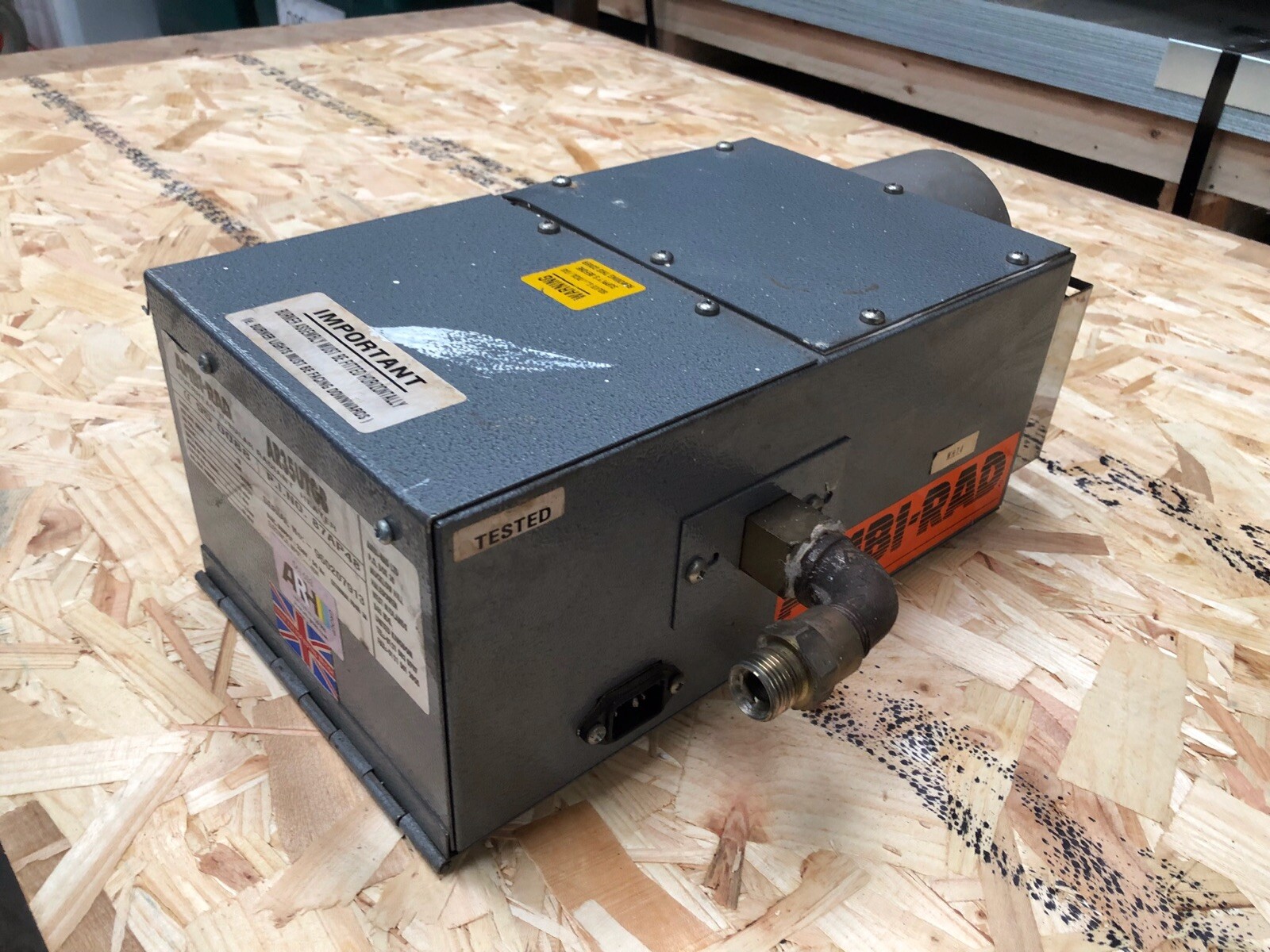 Ambirad Radiant Tube Heater AR35UTGB Burner Assembly control unit ...