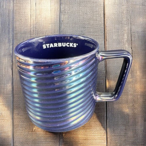Starbucks Ceramic Coffee Mug Cup With Iridescent Shiny Finish 12oz Mug ...