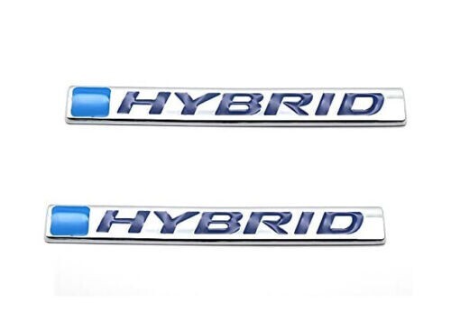 2PCS 3D Metal Hybrid Logo Car Side Fender Rear Trunk Emblem Badge ...