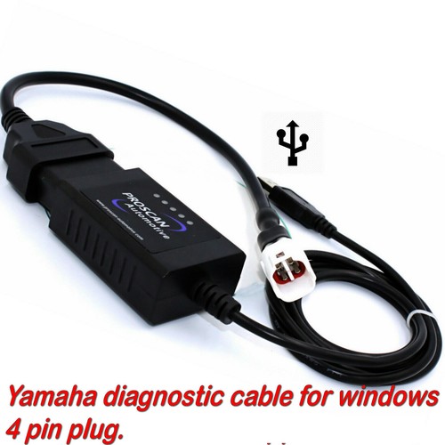 Fit Yamaha FI OBD fault code scanner diagnostic tool MT10 MT09 XSR900 ...