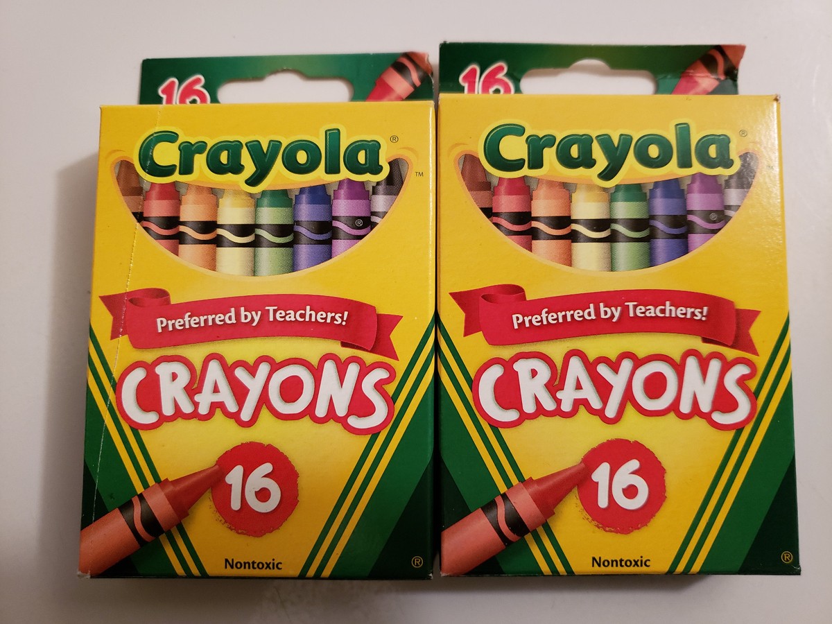 Classic Color Crayons Crayola Large Crayons 16 Count - 2 Pack Classic ...