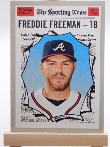2019 Topps Heritage 1970 Topps #362 Freddie Freeman Baseball Alanta ...
