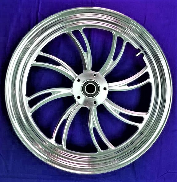 TWISTED VORTEX REAR BILLET WHEEL 18" HARLEY 08-17 SOFTAIL HERITAGE ...