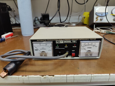 PSC 751 Automatic Production High Current Ground Impedance Tester Works ...