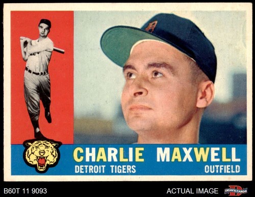 1960 Topps #443 Charlie Maxwell Tigers 6.5 - EX/MT+ | eBay