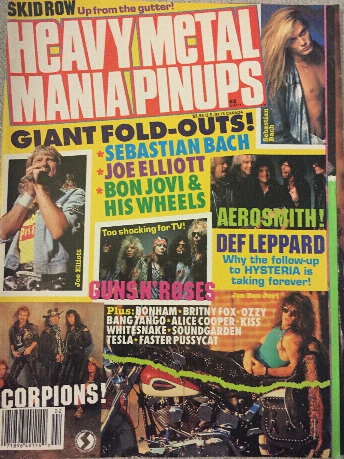 Heavy Metal Mania Pinups! Giant Fold Outs! | eBay