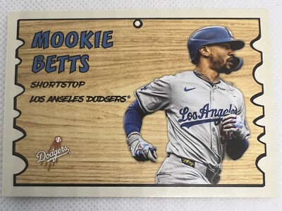 2024 Topps TBT 21 “1959 Wacky Plaks” #62 ⚾️ Mookie Betts ⚾️ Los Angeles ...