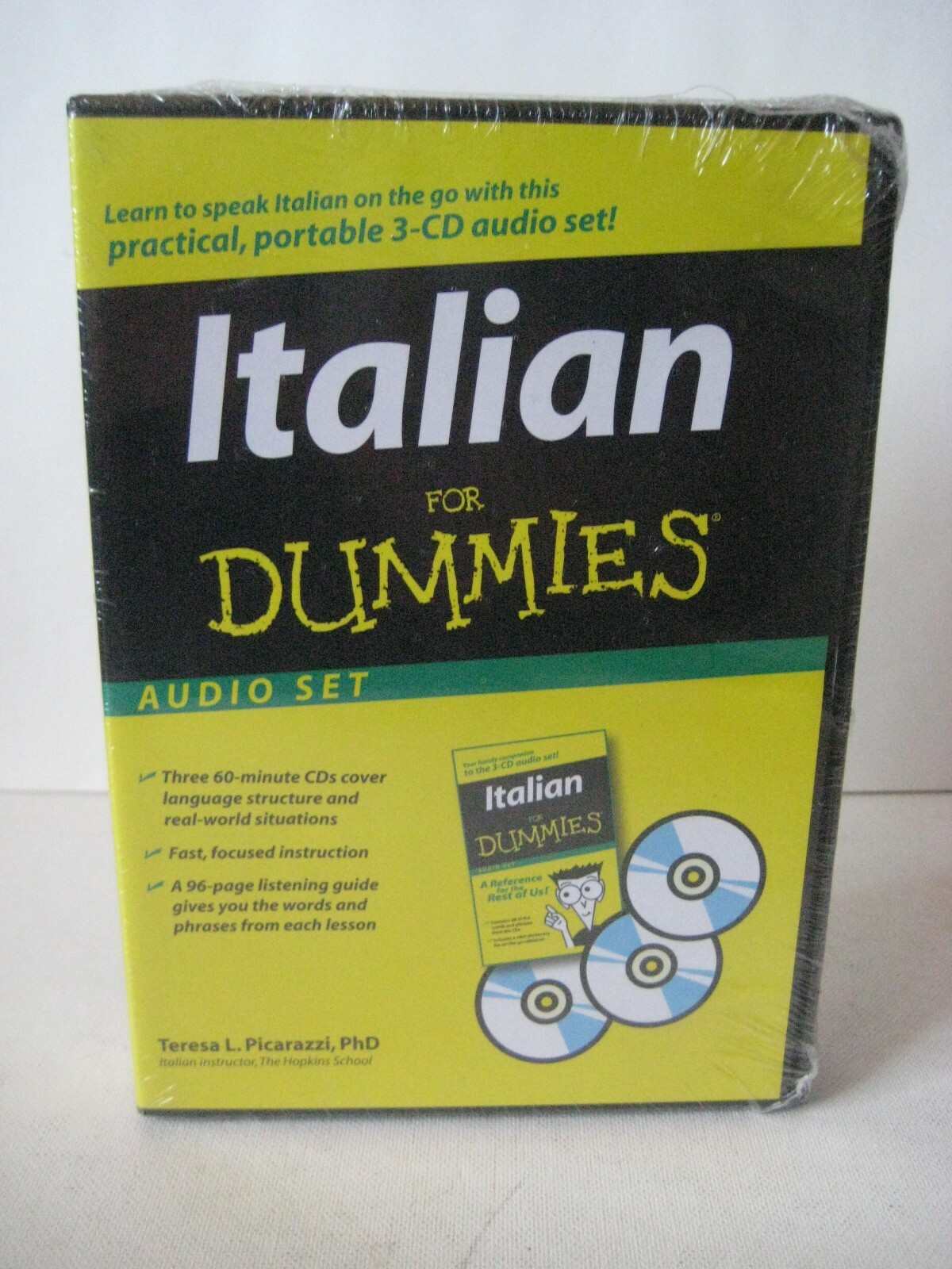 Italian For Dummies Audio Set ~ by Teresa L. Picarazzi, PhD | eBay