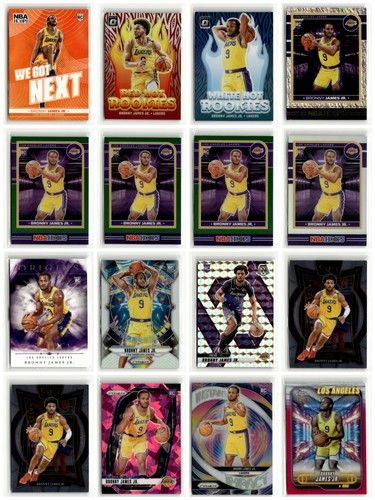 Bronny James Jr. 2024-25 Panini Prizm Basketball RC 16 Cards Lots [jm73 ...