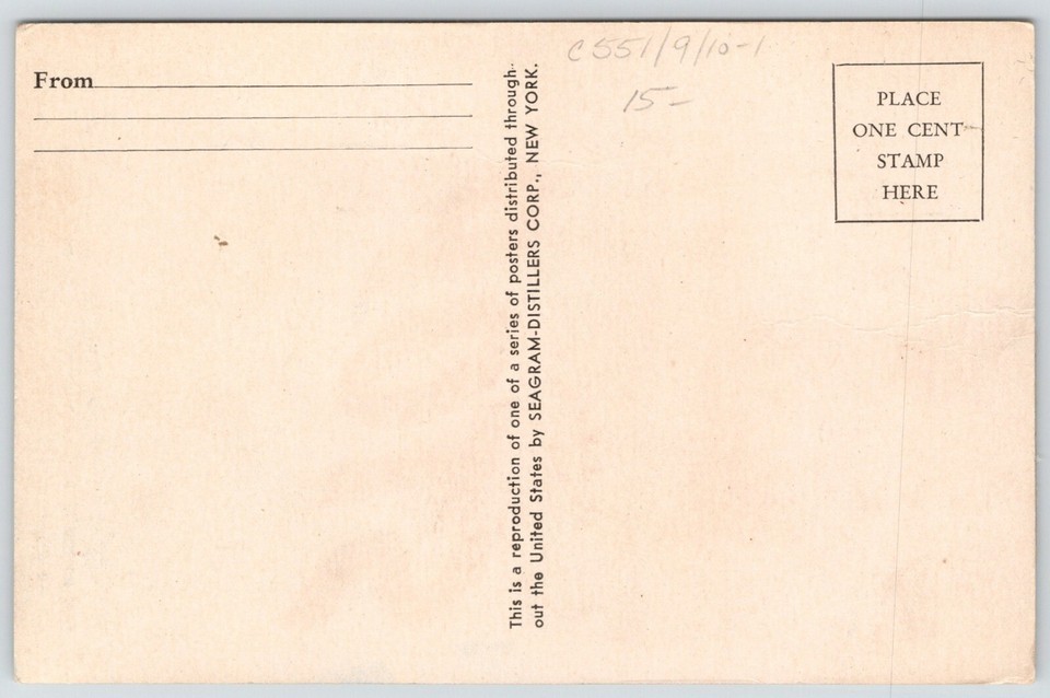 WWII Patriotic~STOP Loose Talk~Propaganda Funnel to Hitler Ear~Seagram ...