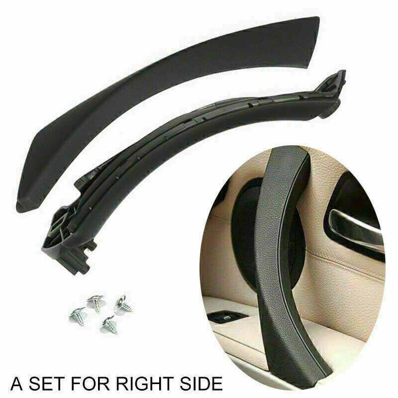 Car Door Handle Interior Handle Right Black for BMW E90 E91 3 Series ...