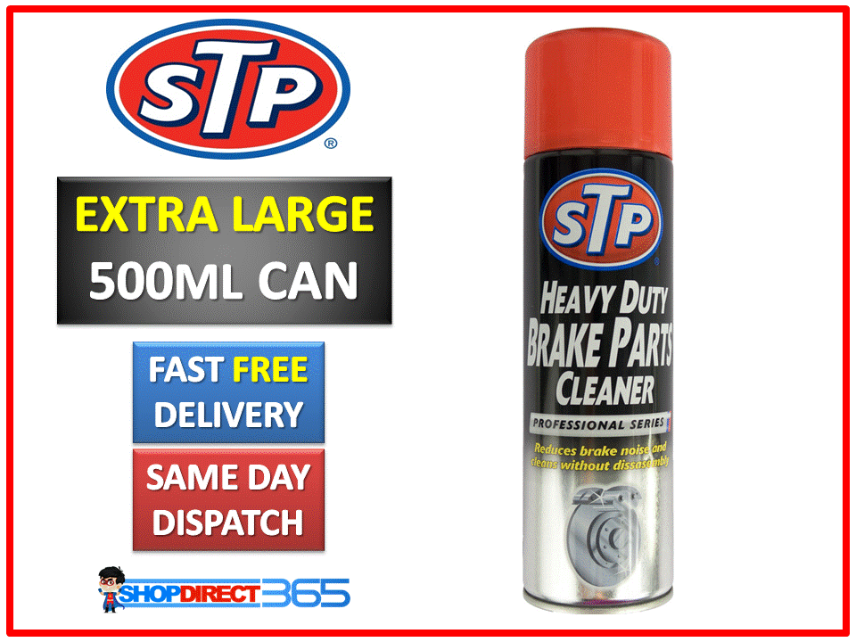 STP BRAKE DISC CLUTCH CLEANER SPRAY AEROSOL 500ml HIGH QUALITY x 3 ...