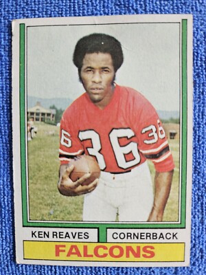 1974 Topps Ken Reaves #317 Atlanta Falcons | eBay