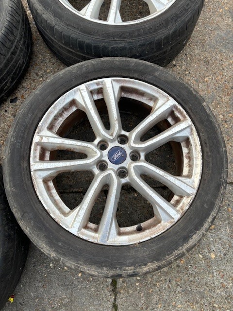 FORD KUGA MK2 ALLOY WHEELS WITH TYRES 235 50 18 | eBay UK