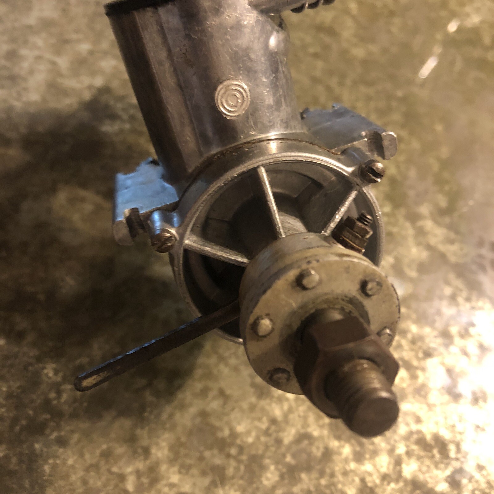 Vintage O&R 60 Control Line Model Airplane Engine w/ plastic gas tank ...