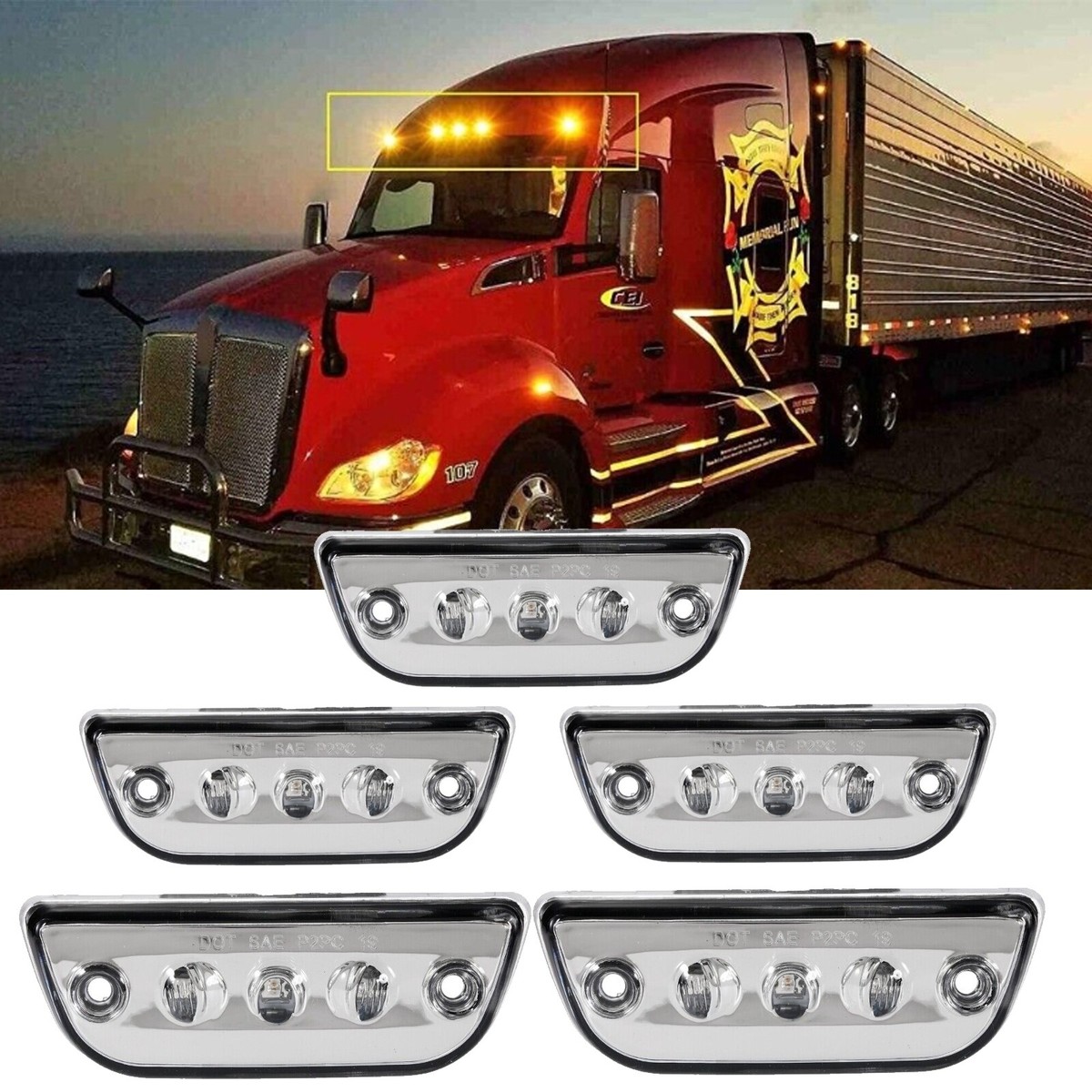 Clearance Marker Lights Peterbilt LED Clearance Marker Light For