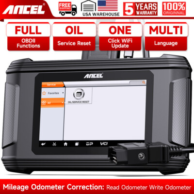 ANCEL Car Cluster Odo-meter Correction Mile-age Adjustment Calibration ...
