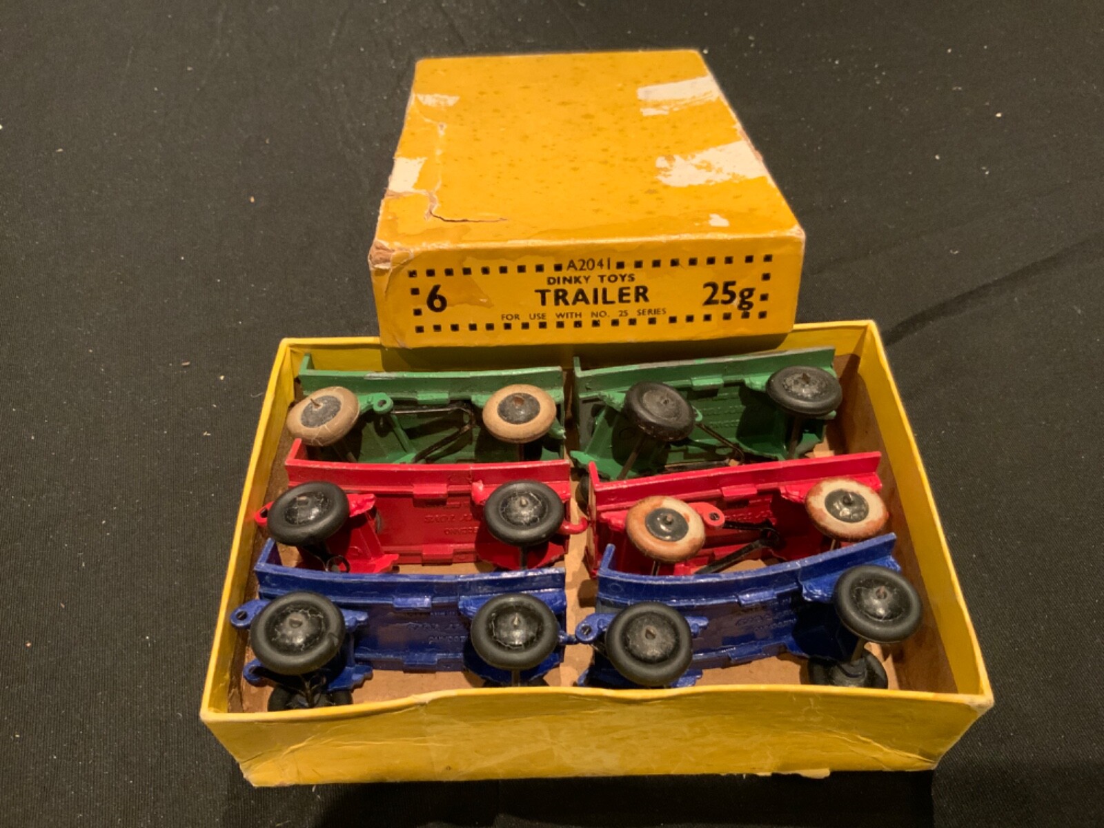 Dinky Toys Prewar 25g Trailer Trade Box With 6 Trailers Rare | eBay