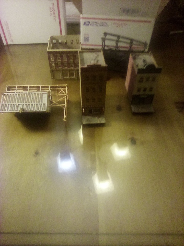 vintage ho scale buildings custom built. box #10 | eBay