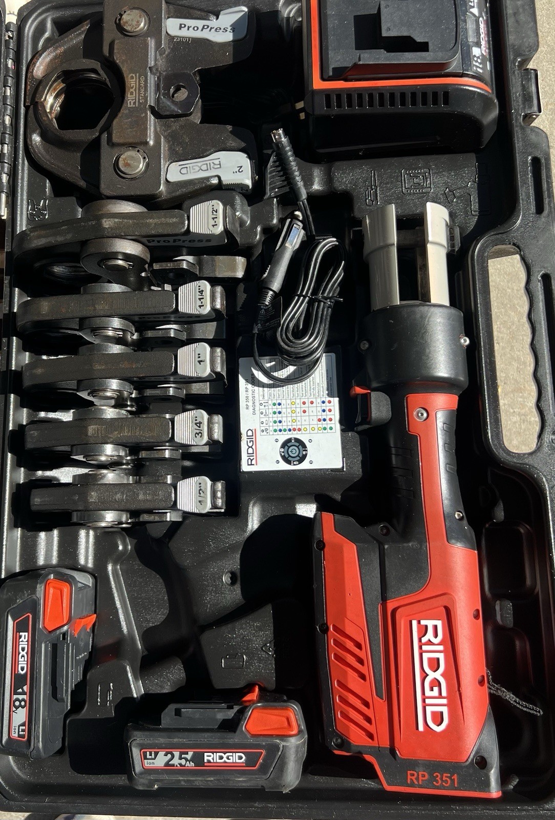 ridgid rp 351 press tool/SHIPS FAST!!! | eBay