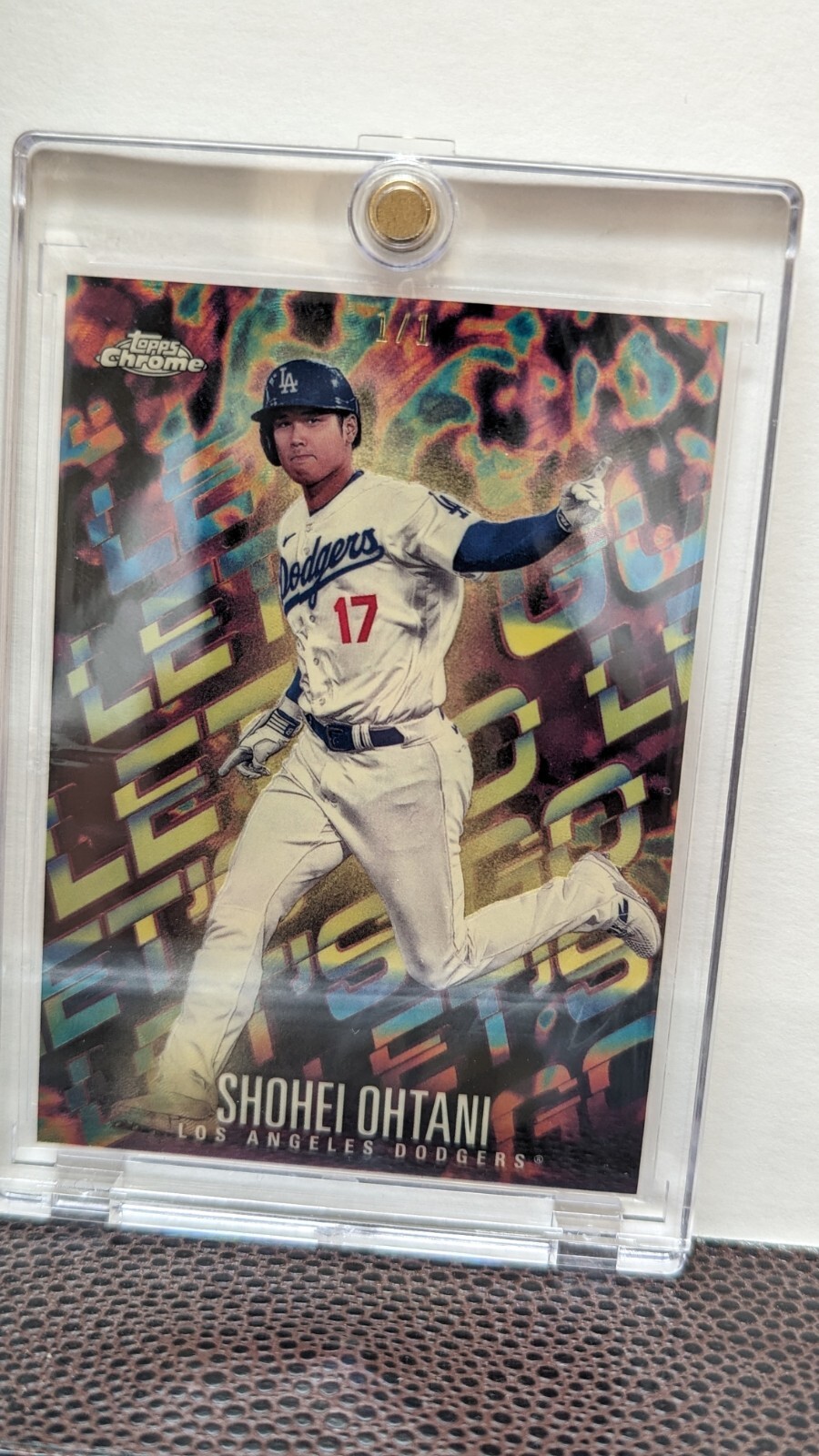 2024 Topps Chrome Big League Shohei Ohtani SP # 1/1 Dodgers ...