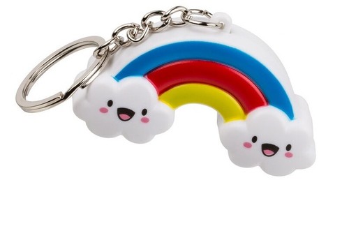 Rainbow Keyring With LED and Sound Key Ring Chain | eBay