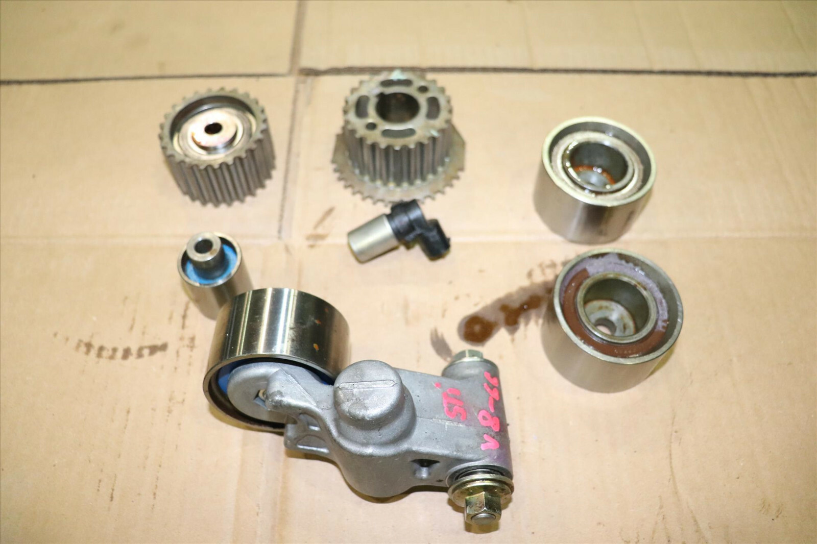 JDM 2004-2007 Subaru WRX STi EJ207 avcs Turbo Engine Idler Pulleys ...