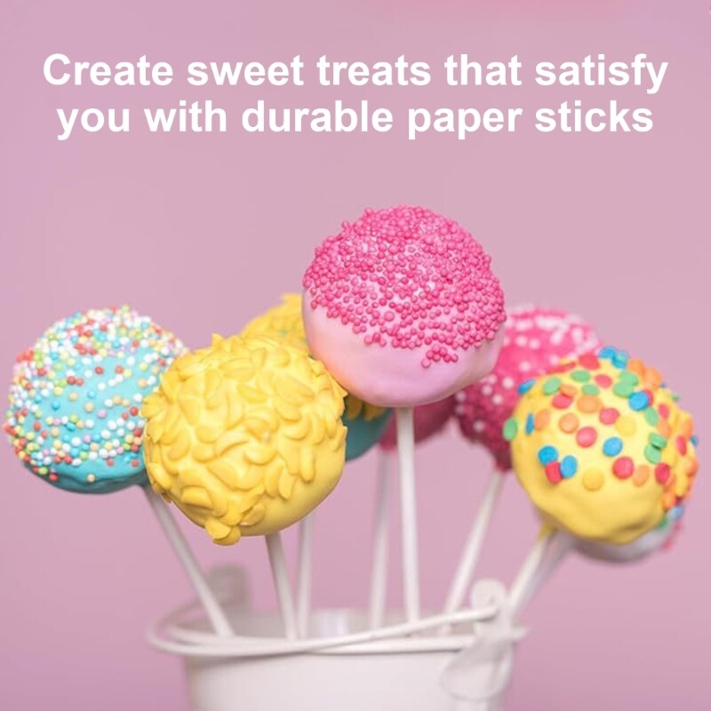 100Pcs White Paper Lollipop Cake Sucker Safes | eBay