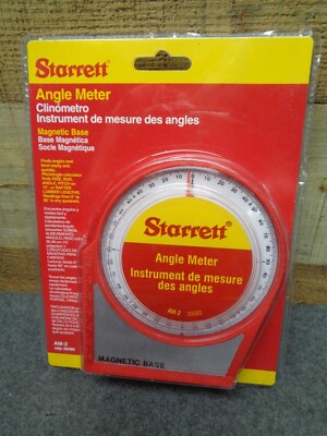 Starrett AM-2 Angle Meter w/Magnetic Base 0-90 Deg | eBay