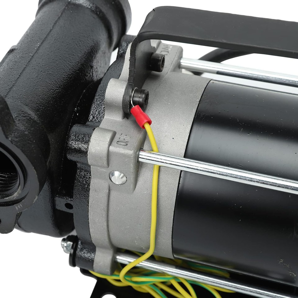 15 GPM Portable Fuel Transfer Pump Gasoline Diesel Kerosene DC 12V ...