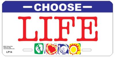 Choose Life... Pro-Life License Plate | eBay