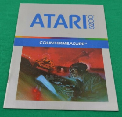 Countermeasure (Atari 5200) MANUAL ONLY | eBay