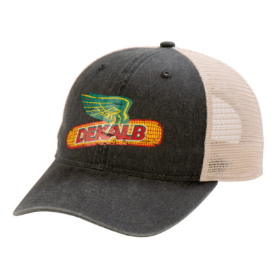 DEKALB SEED K-Products *FADED BLACK & TAN MESH* CAP HAT *BRAND NEW ...
