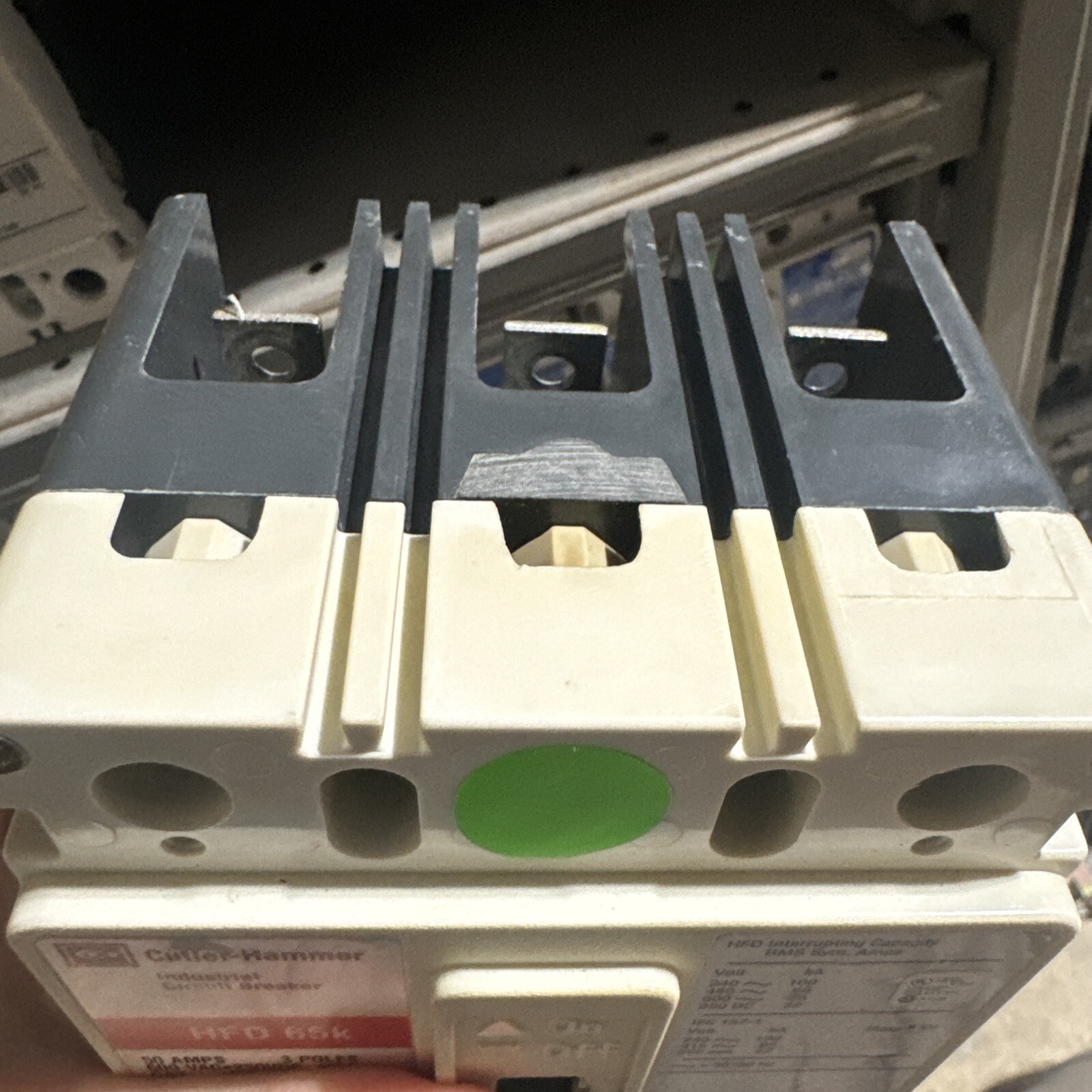 Eaton HFD3050BP10 Circuit Breaker 3-Phase/50A for sale online | eBay