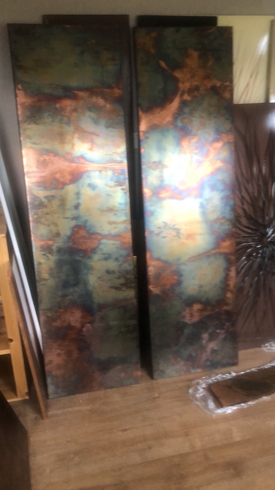 Distressed Copper Designer Radiator 605/1005 Slim Double 5000btu To ...