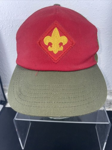 Vintage Boy Scouts of America BSA Hat Trucker Mesh Cap Medium Large Adj ...