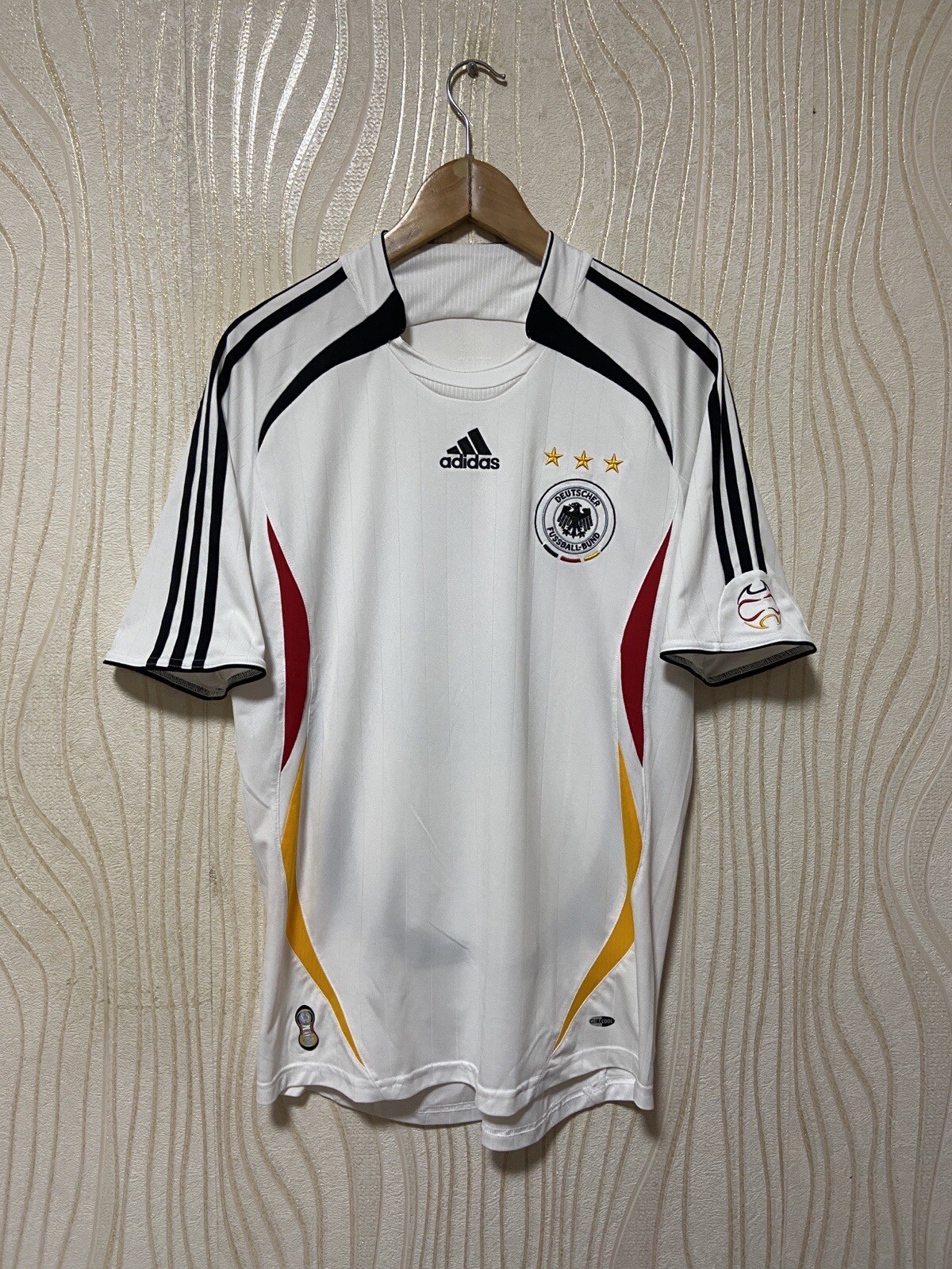 GERMANY 2006 2008 HOME SHIRT JERSEY ADIDAS 088339 sz M MEN #13 BALLACK ...