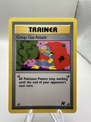 Pokémon TCG Goop Gas Attack Team Rocket 78/82 Regular Unlimited Common ...