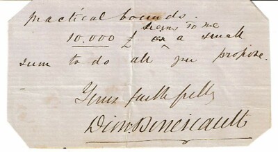 IRISH Actor & Playwright DION BOUCICAULT mid-19th Century AUTOGRAPH | eBay