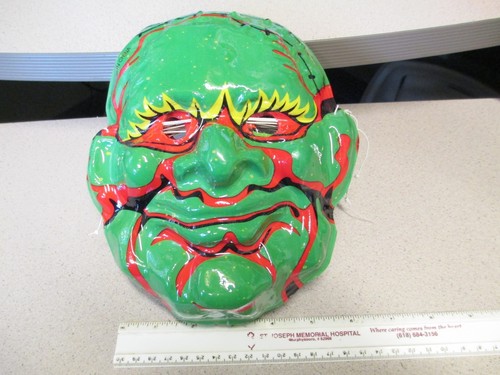 halloween mask (1 item unused) GREEN Fat Guy OGRE Tor Johnson zombie ...