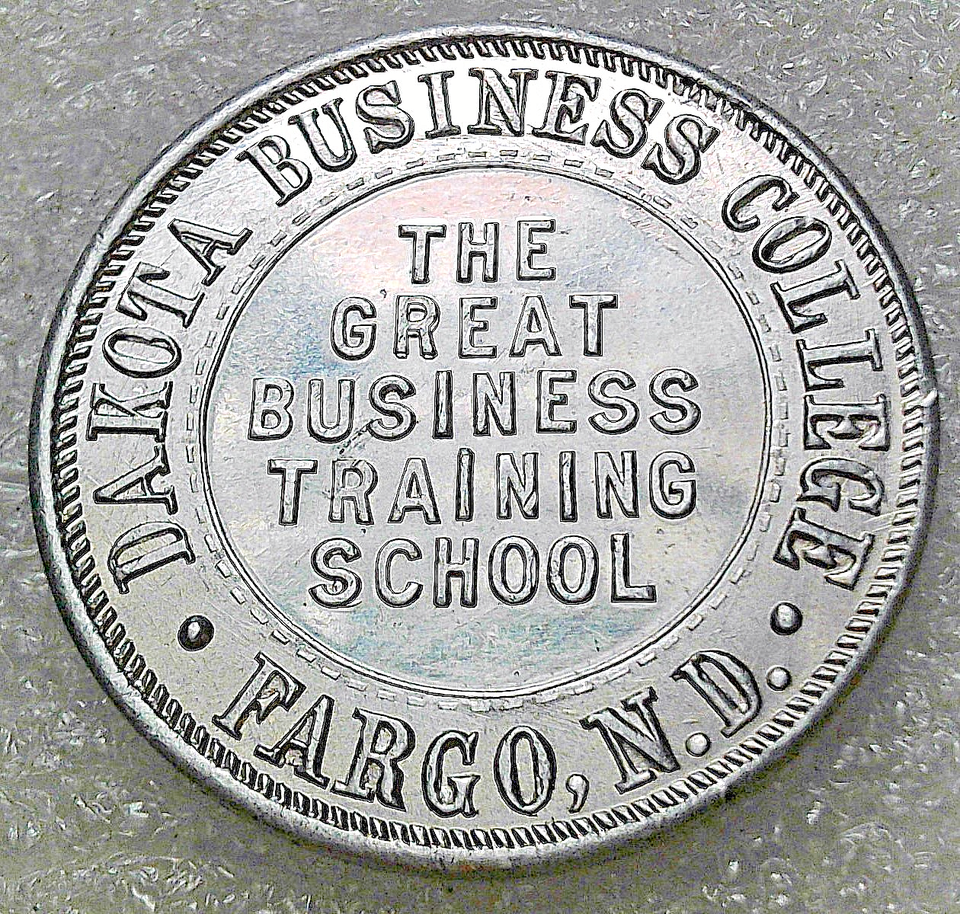 North Dakota ND Dakota B College Trade Token - North Dakota State Fair ...