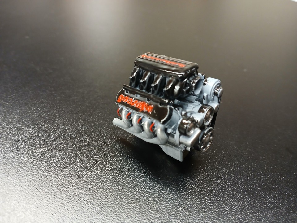 1/25 Scale 3D Resin Ford 7.3 Big Block Godzilla Engine Custom Model | eBay