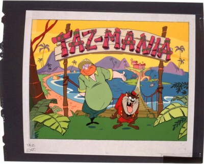 Looney Tunes Taz Tasmanian Devil Animation Art Original 4x5 ...