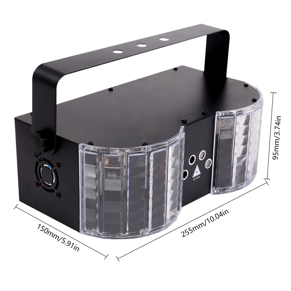 LED Laser Projektor Lampe DMX512 Pattern Strobe Disco Party ...