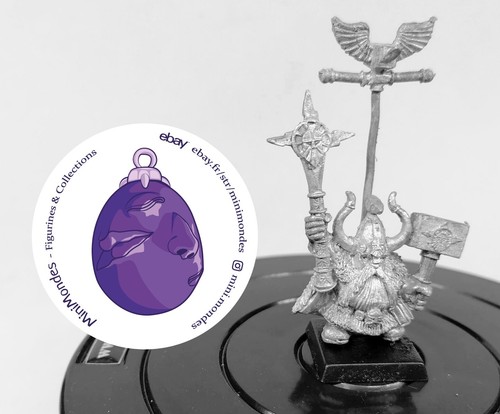 Warhammer Aos, Dwarf, Nain, Kragg, Pretre, Priest, Grim, Rune, Hammer ...